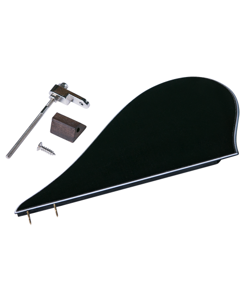 Golden Gate M-400A A-Style Mandolin Pickguard Assembly - Black/ White ...