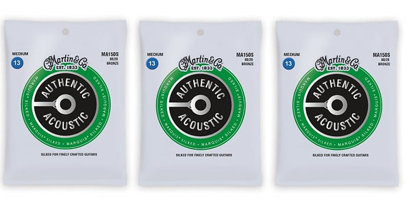 Martin MA150S Authentic Acoustic Marquis Silked Strings - 80/20 Bronze ...